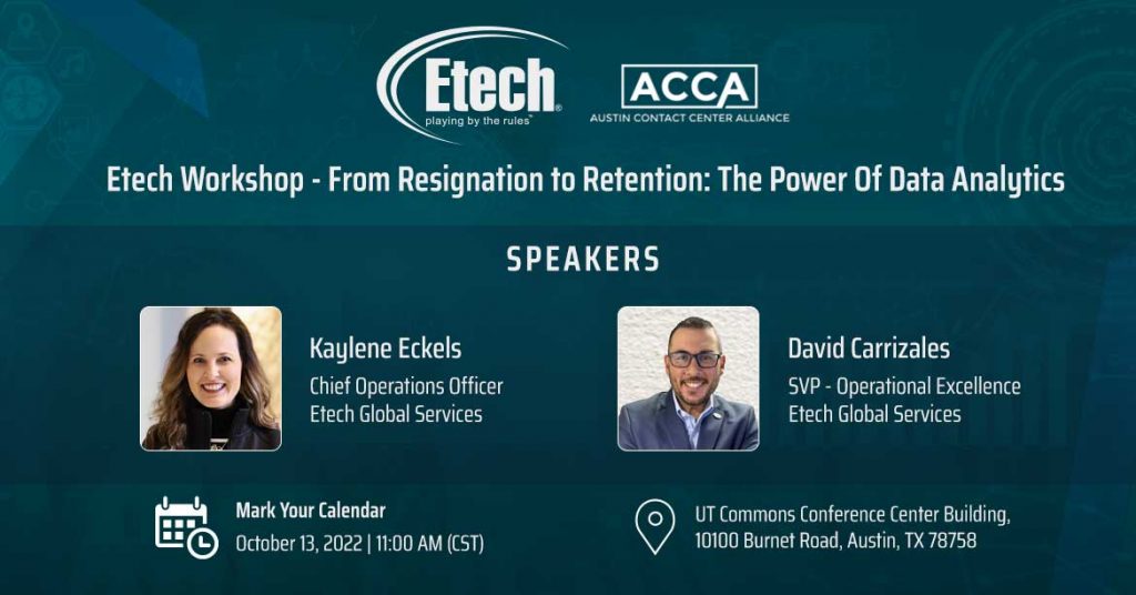 Contact Center Events, BPO and Community Events - Etech