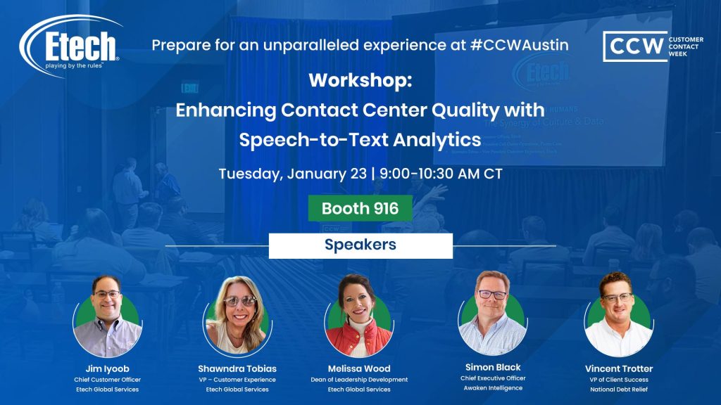 Contact Center Events, BPO and Community Events - Etech